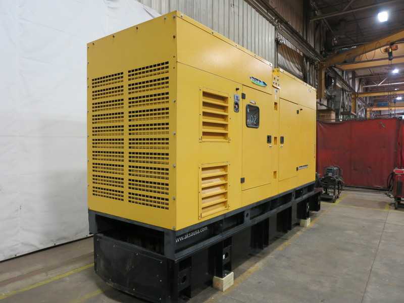 Used AKSA / Perkins Diesel Generator | 672 Hrs EPA Tier 3 | 300 KW | 0 ...